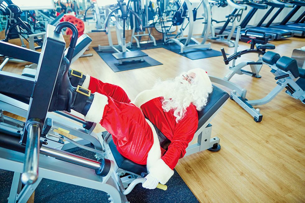 Papá Noel come más sano