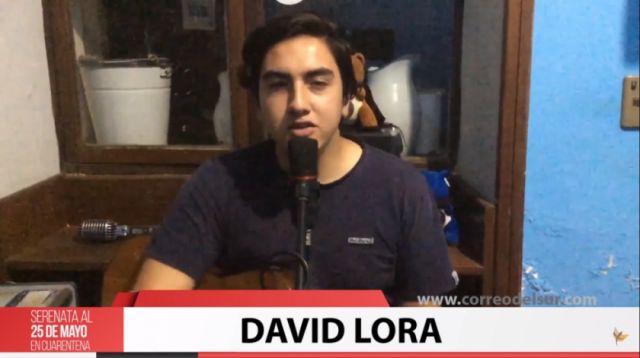 Serenata en Cuarentena: David Lora rinde homenaje a la libertad