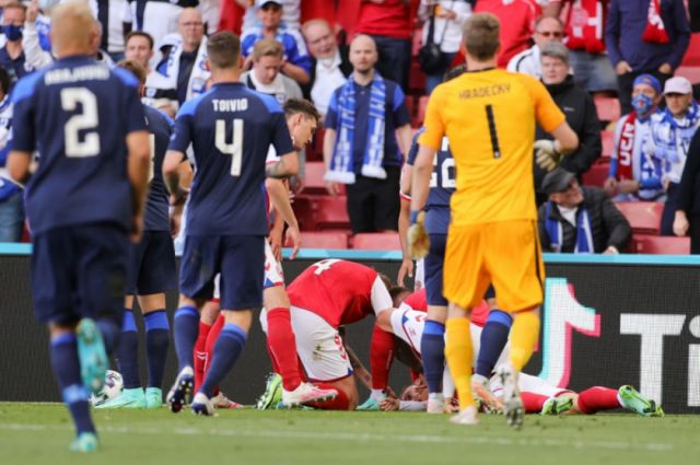 Eurocopa: El danés Christian Eriksen se desploma en pleno partido Eurocopa: El danés Christian Eriksen se desploma en pleno partido