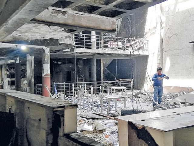 TED lamenta paralización de caso edificio quemado