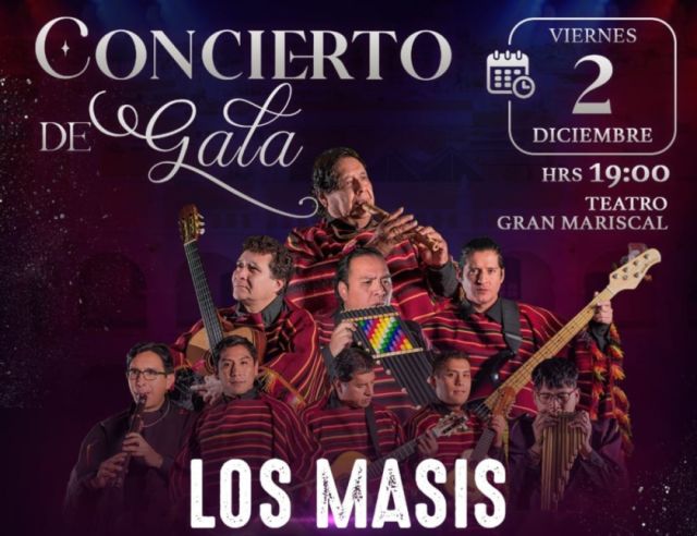 Los Masis celebran 53 años en un concierto de lujo en Sucre