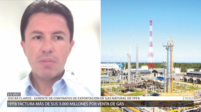 YPFB califica de “hito” venta de gas este año