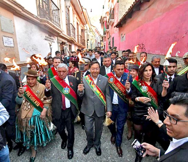 La Paz celebra la gesta del 16 de julio de 1809
