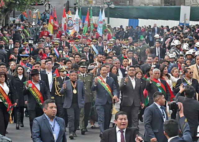 Arce: Dejamos una “tea encendida” para La Paz