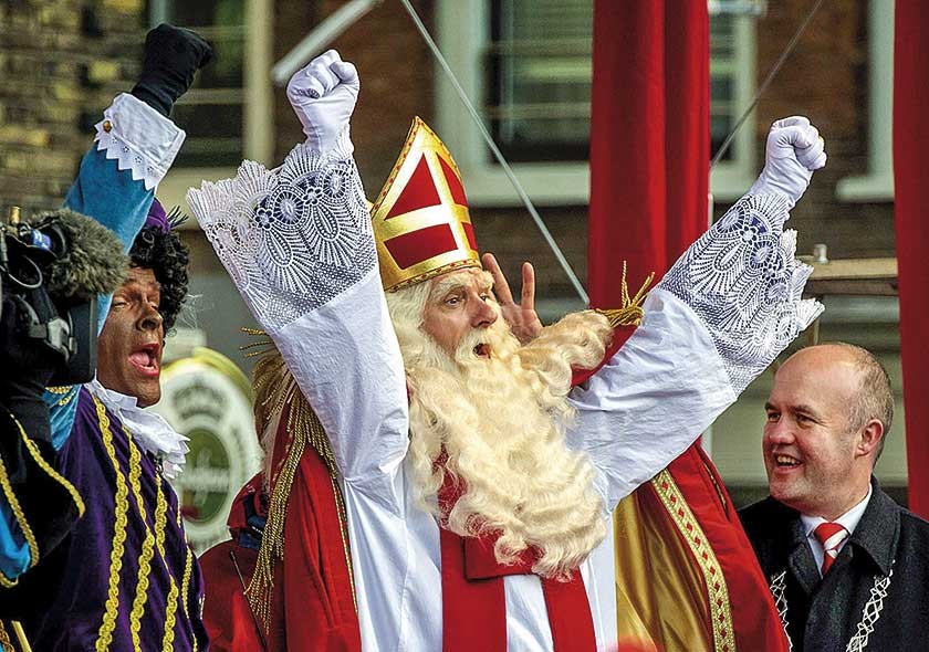 San Nicolás ya llegó a Holanda