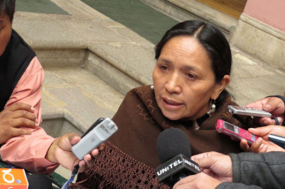 Tomasa Yarhui será la compañera de dupla de Jorge Quiroga