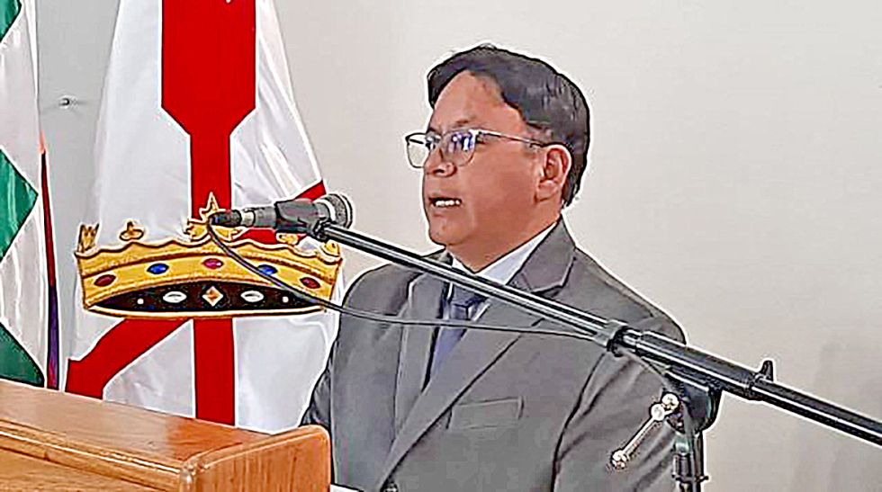 Vocal designado por Arce asume el mando del TED