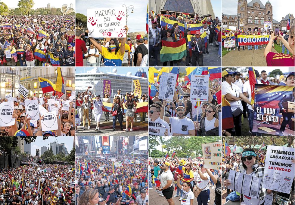 Protesta mundial por Venezuela