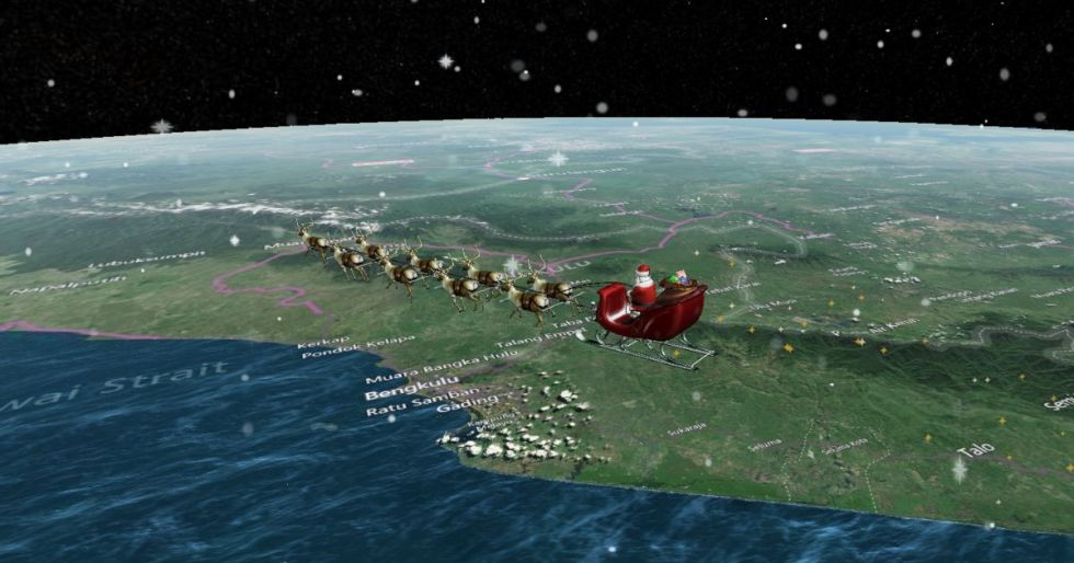 Nochebuena: Sigue el recorrido de Santa y sus renos por el mundo