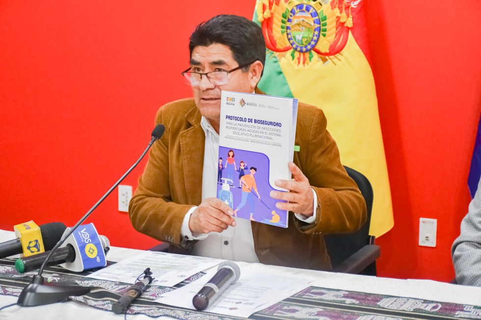 Gobierno activa protocolo de bioseguridad en unidades educativas ante ...